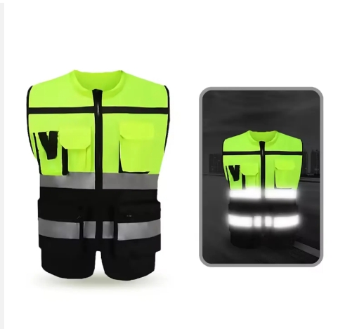 safety reflect man vest traffic clothing vest hi viz jacket class 3 ...