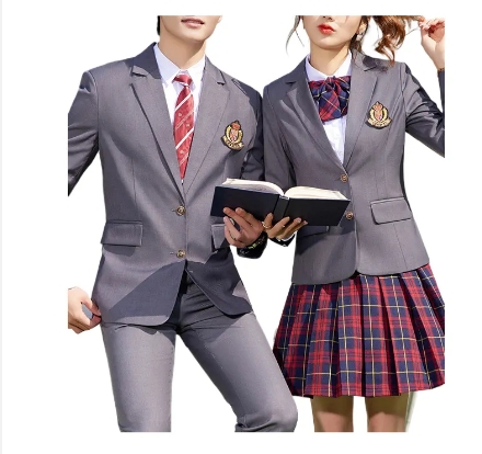 Custom School Girls Uniform High School Uniforms Blazer and Skirt Pant ...