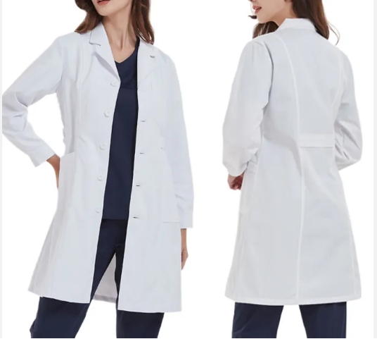 Professional Lab Coat Hospital Uniforms Custom Long Sleeve Medical ...